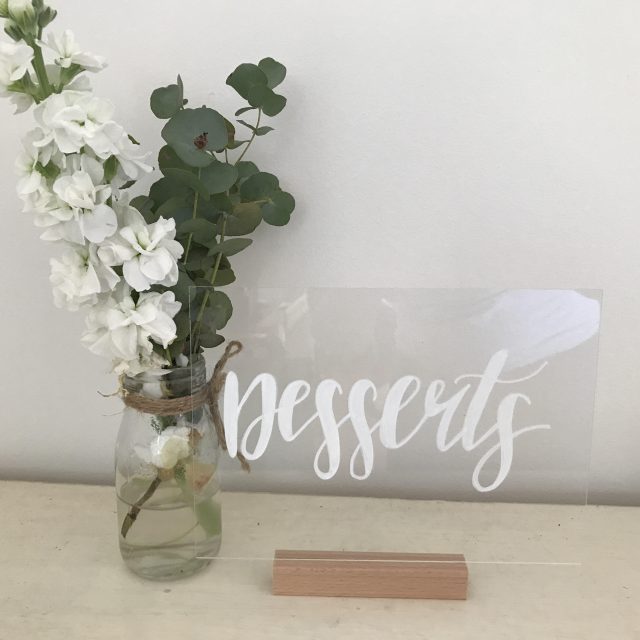 TABLE NUMBERS – PERSPEX ACRYLIC – The Wedding + Event Creators