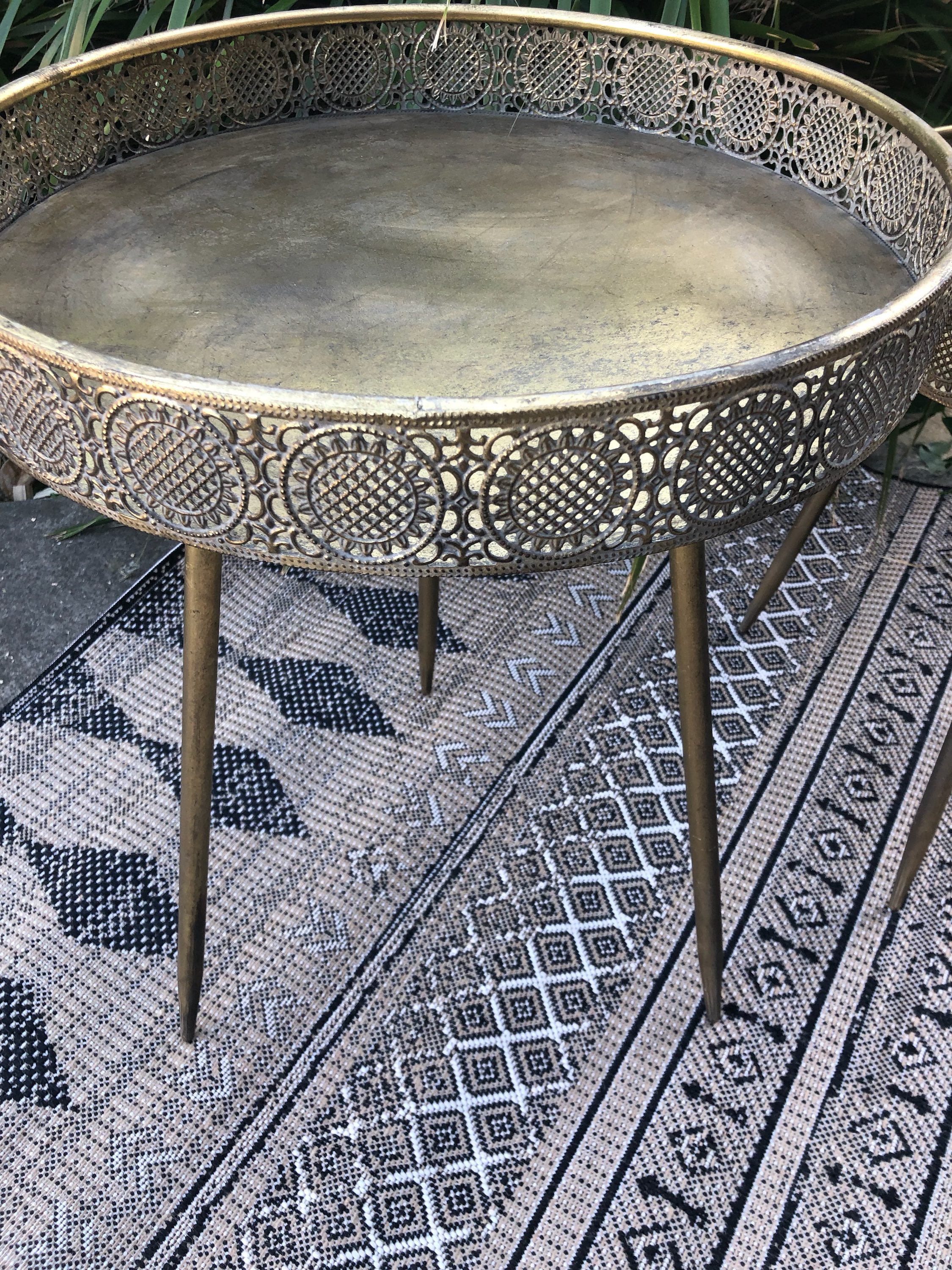 AZTEC BLACK AND WHITE LARGE RUG – The Wedding + Event Creators