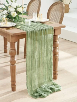 Sage Green Runners – The Wedding + Event Creators